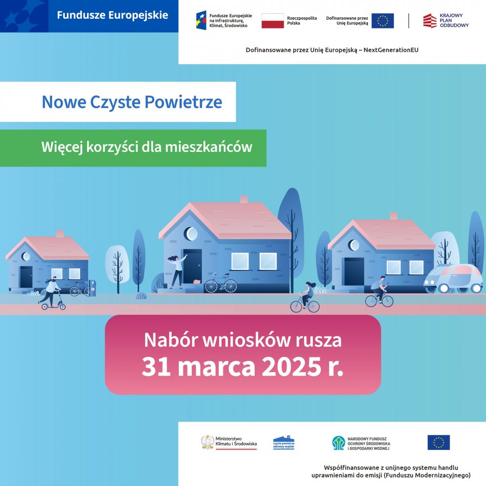 Nowe zasady programu Czyste Powietrze 2025 – więcej dotacji i prostsze reguły - UM Trzcińsko-Zdrój